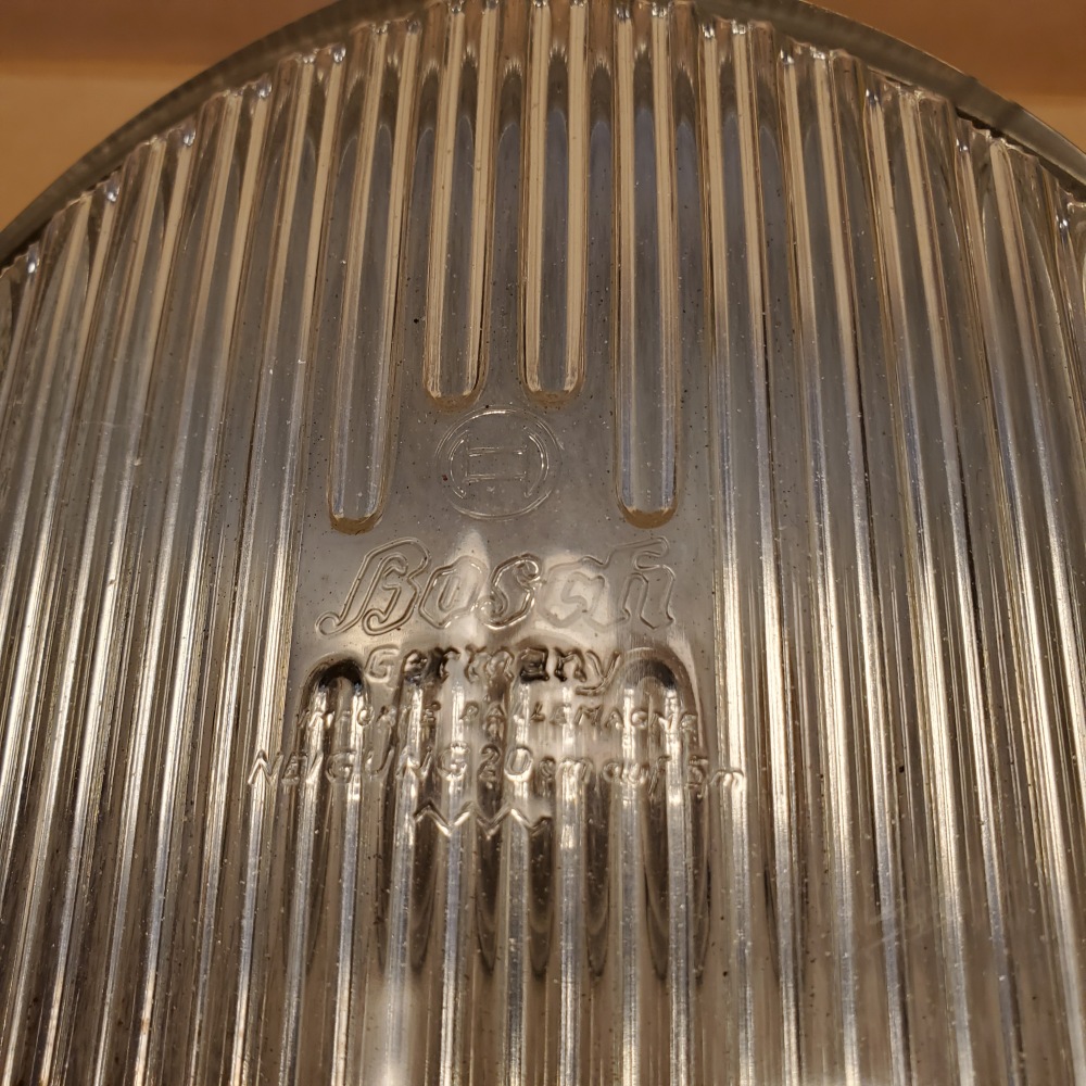 Original Mercedes Ponton W180 W128 Fog Light Bosch A1217 Chrome 6 In ...