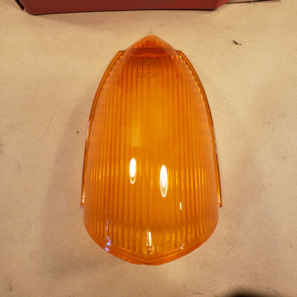 MG MGB Midget AH Sprite Upper Tail Light Lens Amber Lucas L676 54571434 ...