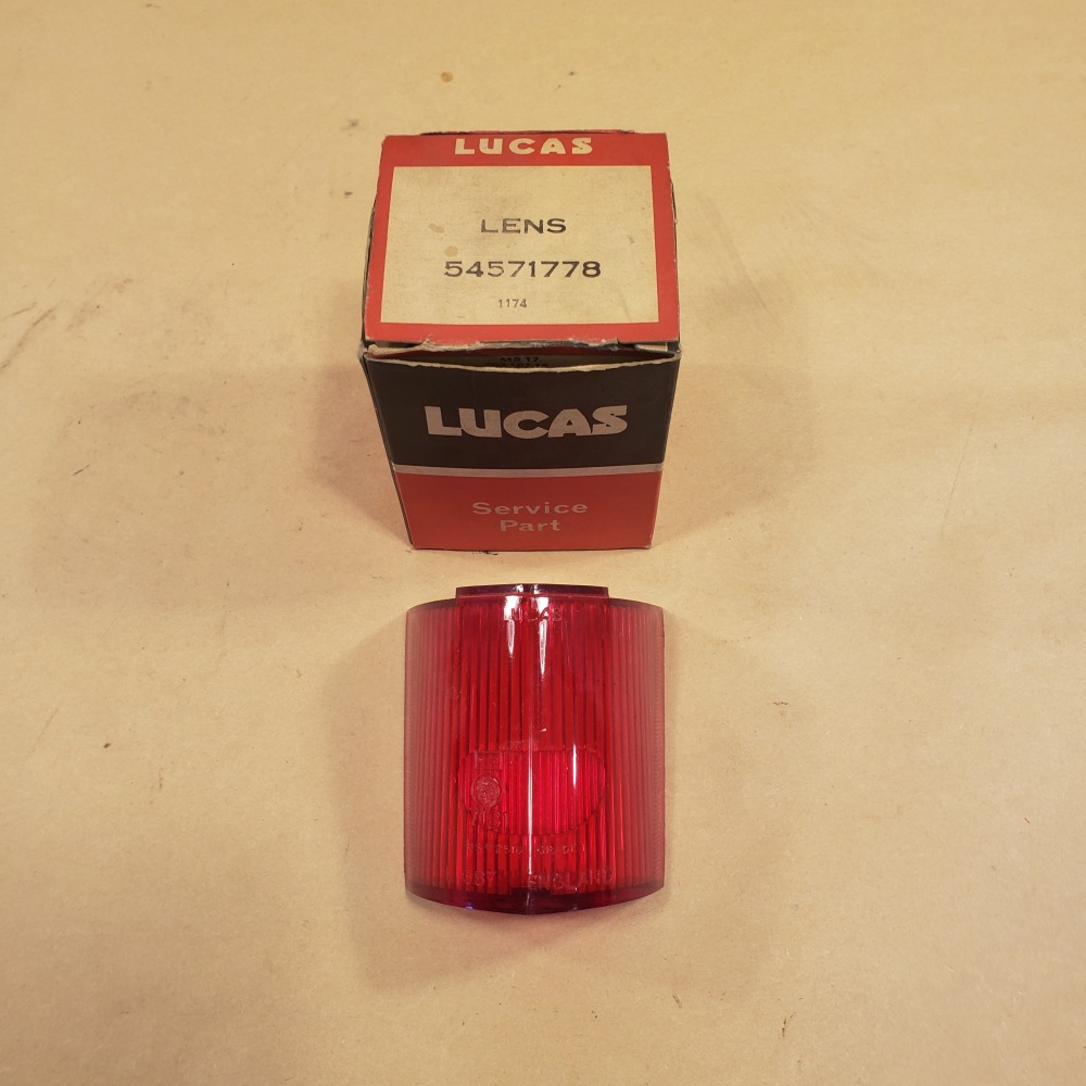 Jaguar 420 Mk X S-Type 3.8 NOS Lucas L687 Red Lower Tail Light Lens ...