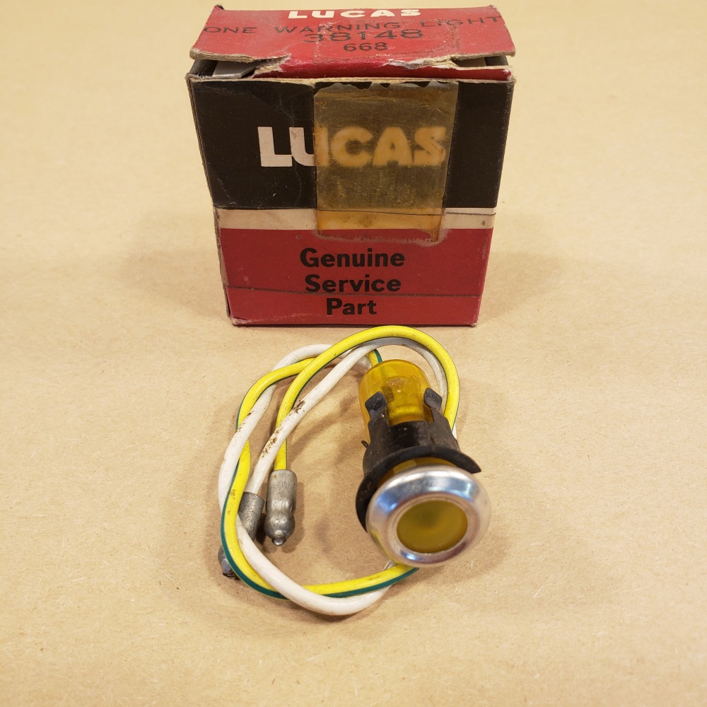Lucas 38148 Yellow Dash Warning Light New Old Stock - For Sale, Seattle WA