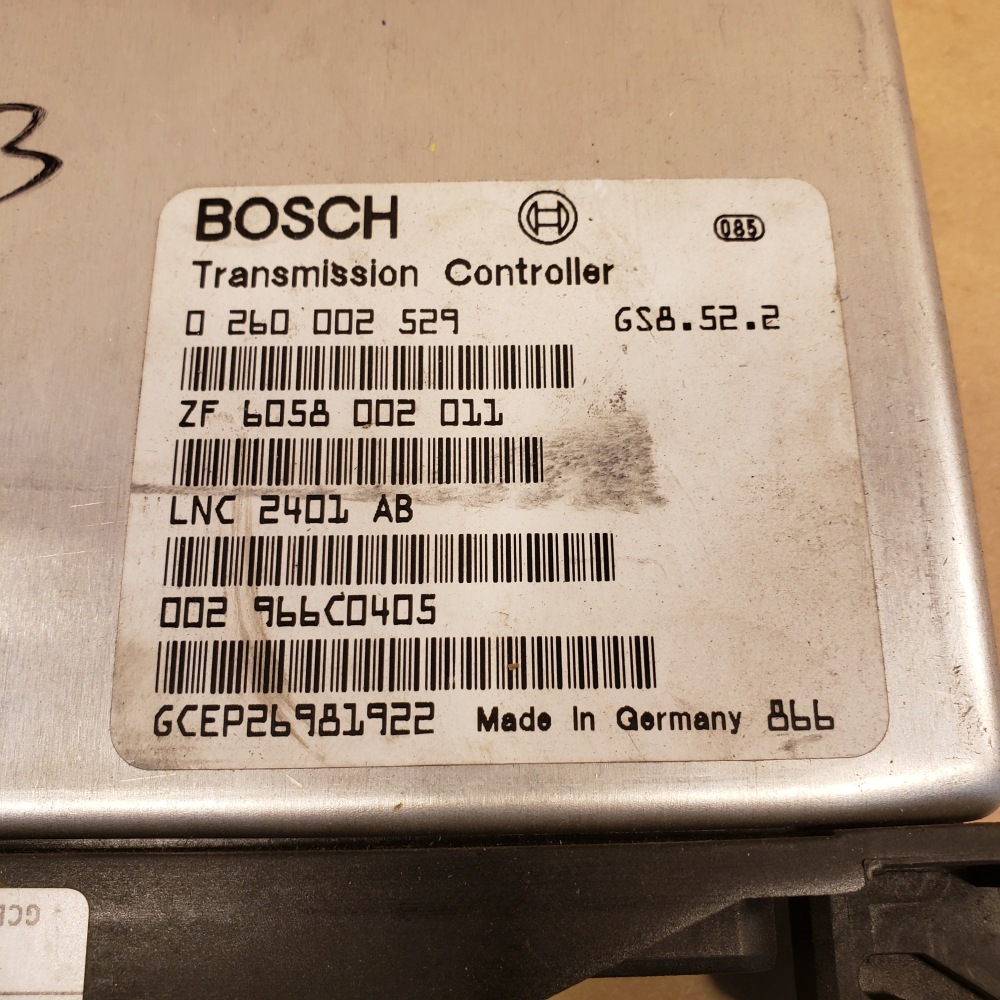 97-03 Jaguar XJ8 XK8 Transmission Control Module Bosch 0260002529 ...