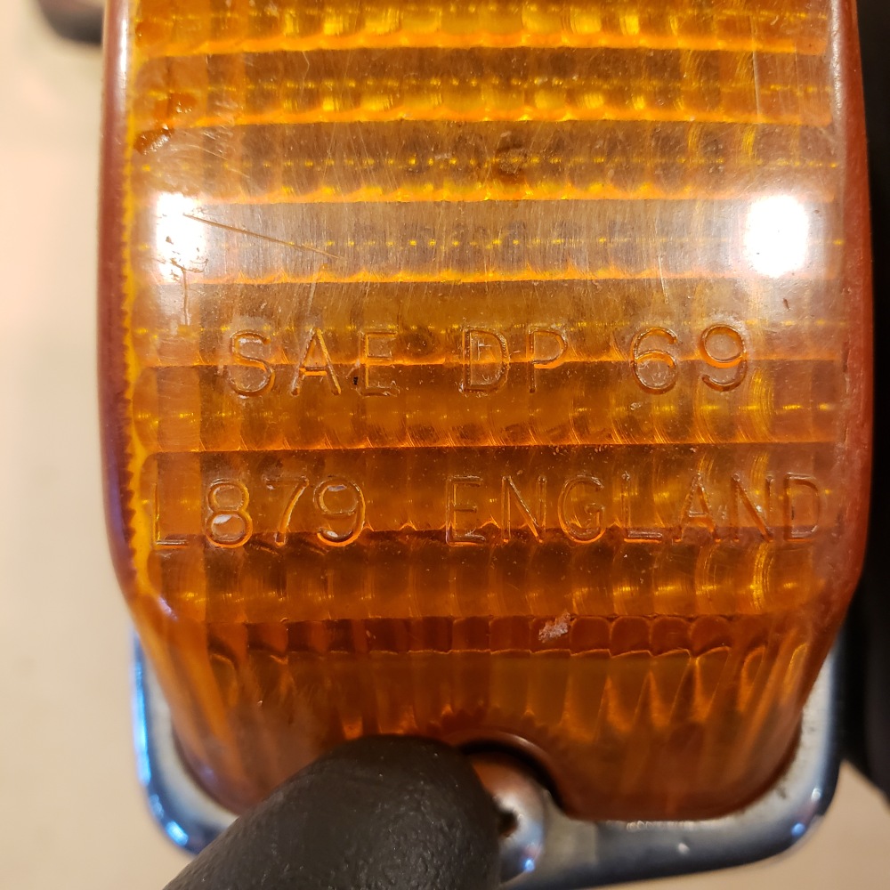 Triumph Spitfire GT6 1971-80 Front Turn Signal Light Lamp Chrome Lucas ...