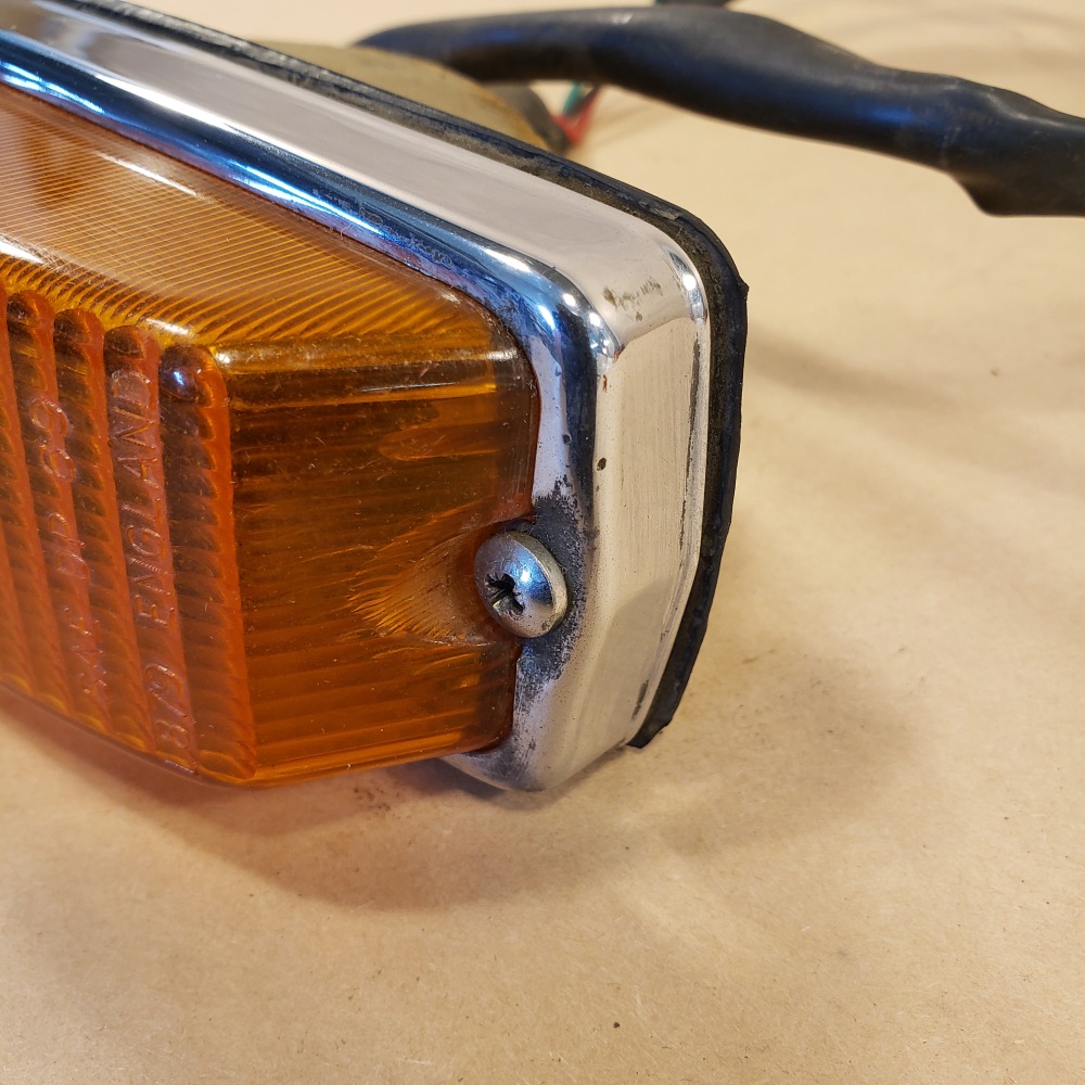 Triumph Spitfire GT6 1971-80 Front Turn Signal Light Lamp Chrome Lucas ...
