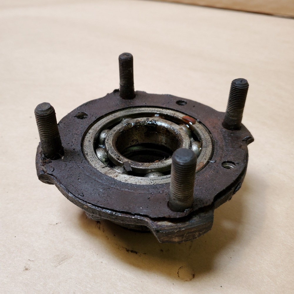 Original MG Midget Austin Healey Sprite Rear Disc Steel Wheel Hub OEM ...