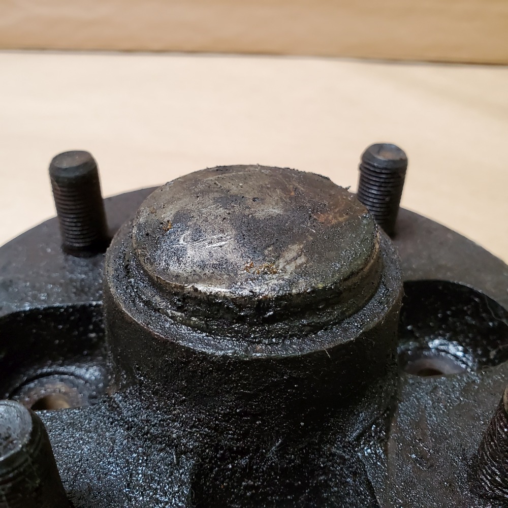 MG MGB Original Front Suspension Disc Steel Wheel Hub Bolt-On 4 Lug OEM ...