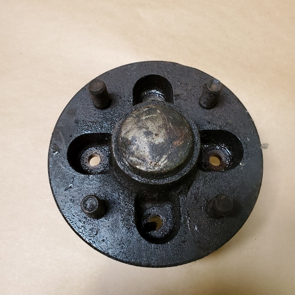 MG MGB Original Front Suspension Disc Steel Wheel Hub Bolt-On 4 Lug OEM ...