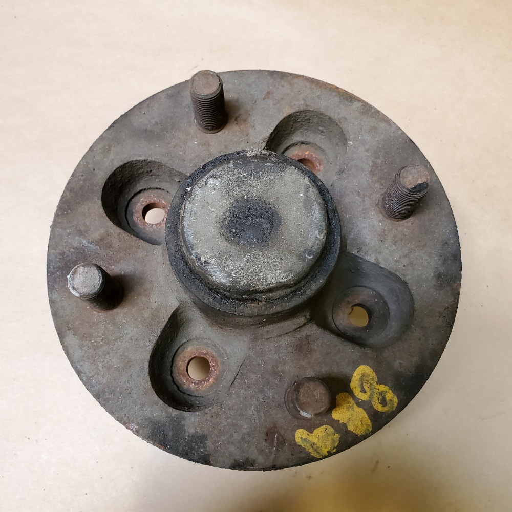 MG MGB Original Front Suspension Disc Steel Wheel Hub Bolt-On 4 Lug OEM ...
