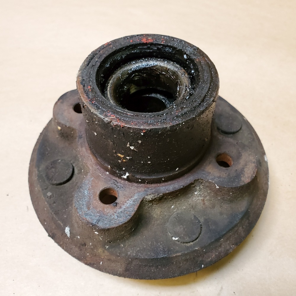 MG MGB Original Front Suspension Disc Steel Wheel Hub Bolt-On 4 Lug OEM ...