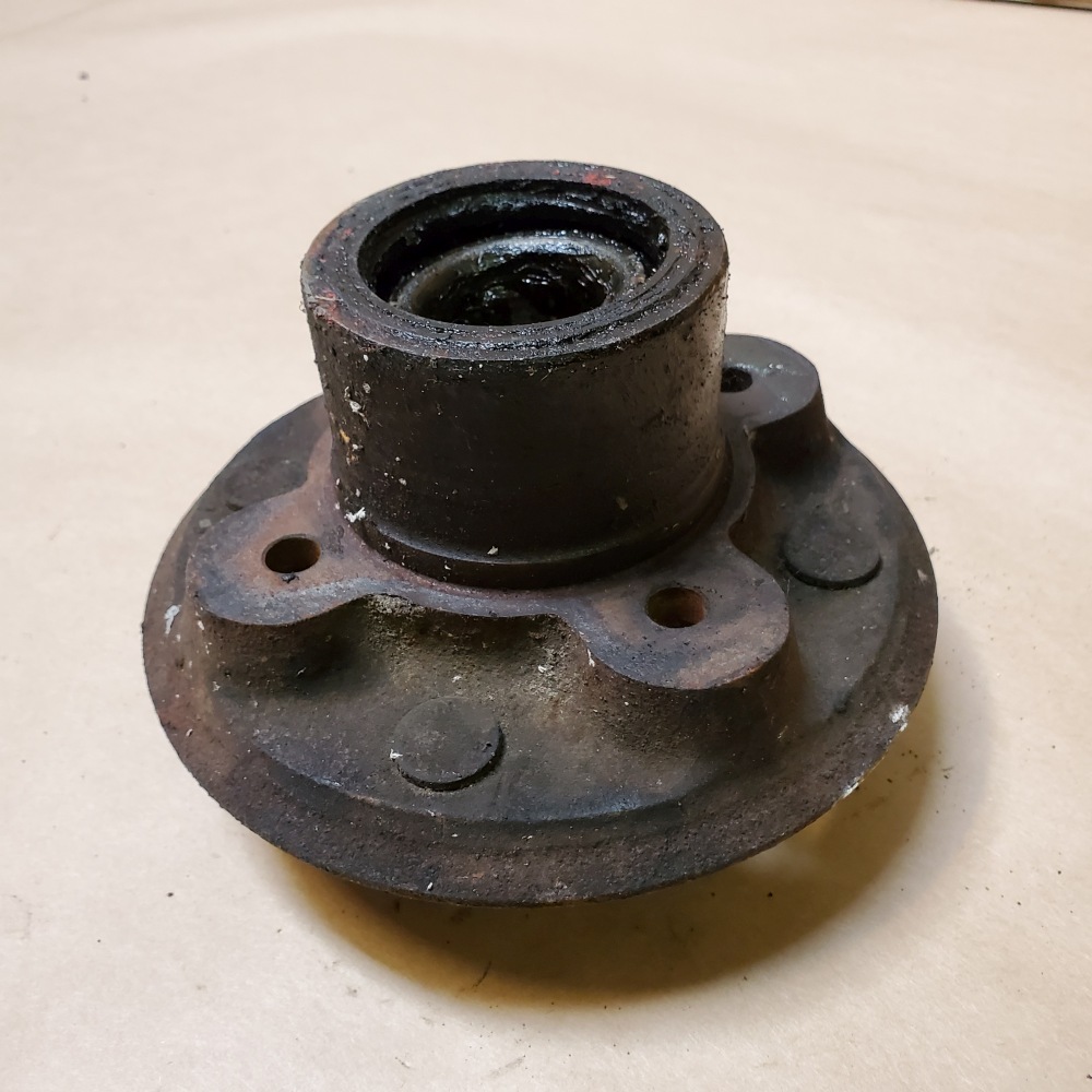 MG MGB Original Front Suspension Disc Steel Wheel Hub Bolt-On 4 Lug OEM ...