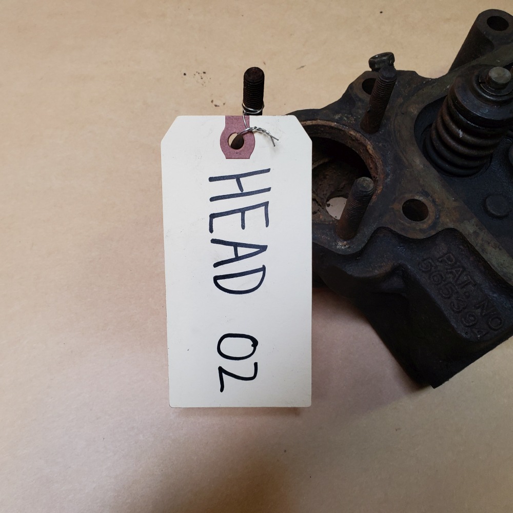 Original MGB MOWOG Cylinder Head 5-Bolt Main 12H2923 AF1 Pat No. 565394 ...