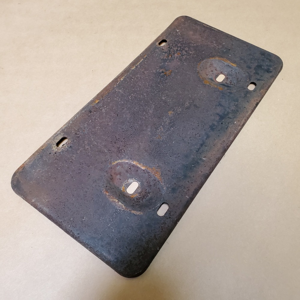 Original MG TF TD Austin Healey Rear License Plate Support Back Plate ...