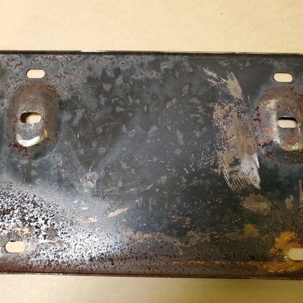 Original MG TF TD Austin Healey Rear License Plate Support Back Plate ...