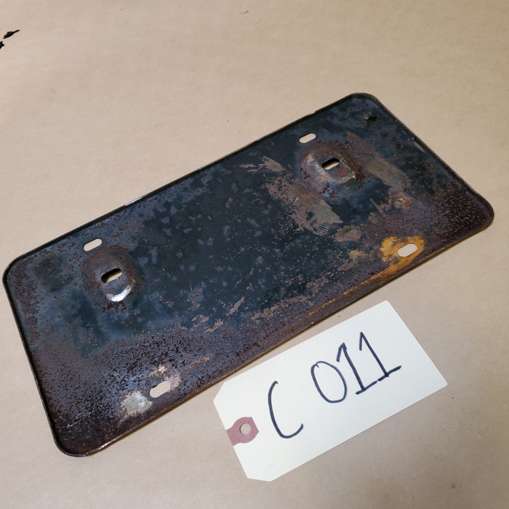Original MG TF TD Austin Healey Rear License Plate Support Back Plate ...