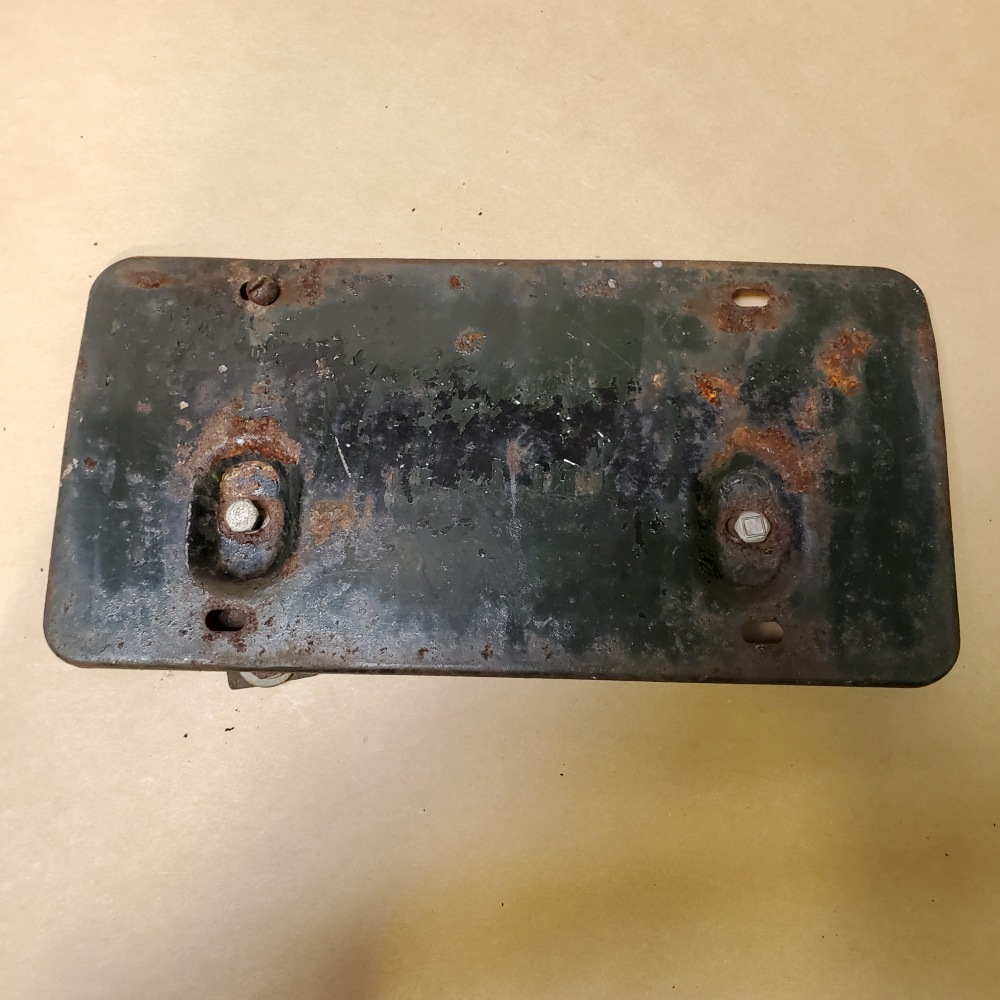 Original MG TF TD Austin Healey Rear License Plate Support Back Plate ...
