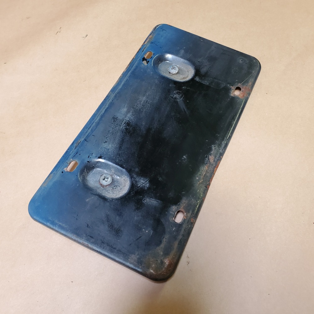 Original MG TF TD Austin Healey Rear License Plate Support Back Plate ...
