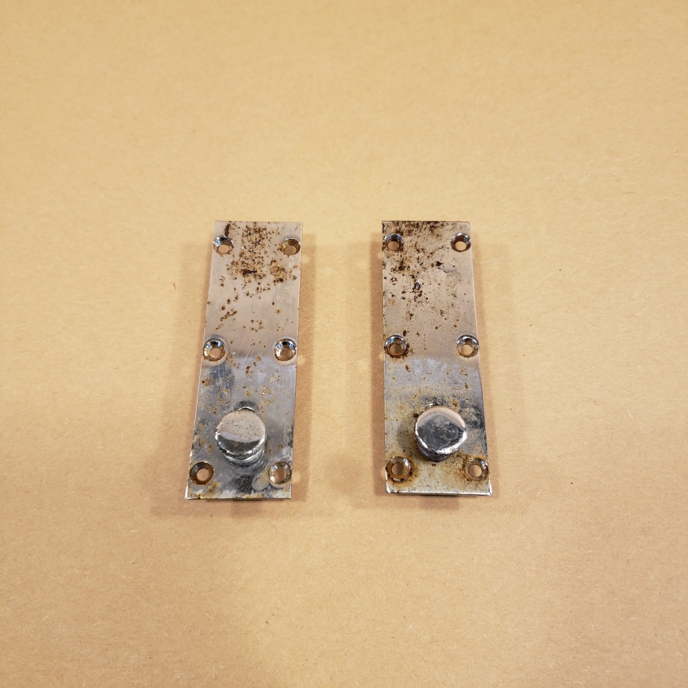 Jaguar XKE E-Type S1 S2 FHC Boot Board Extension Sliding Catch Pair ...