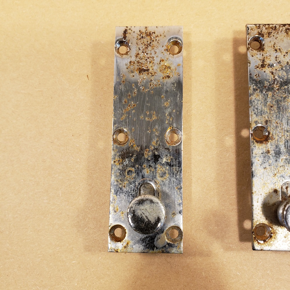 Jaguar XKE E-Type S1 S2 FHC Boot Board Extension Sliding Catch Pair ...