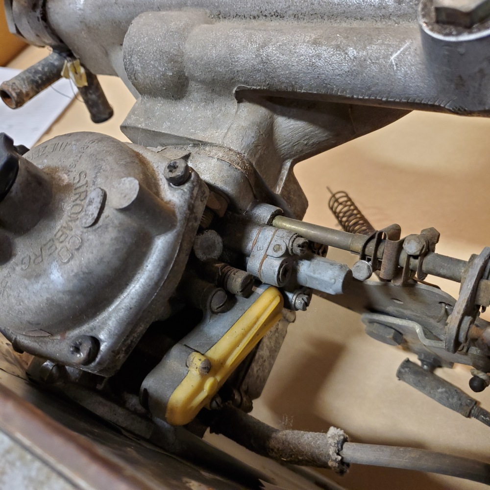 Original Triumph GT6 Stanpart Intake Manifold and Carb Assembly V3153 ...
