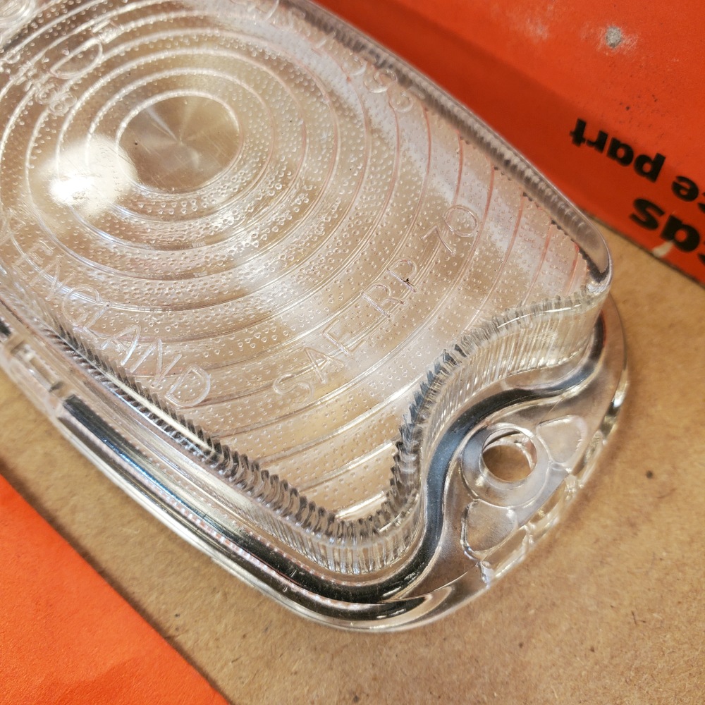 NOS OEM Jaguar XKE E-Type Series 1 LUCAS Reverse Lamp Clear Lens L595 ...