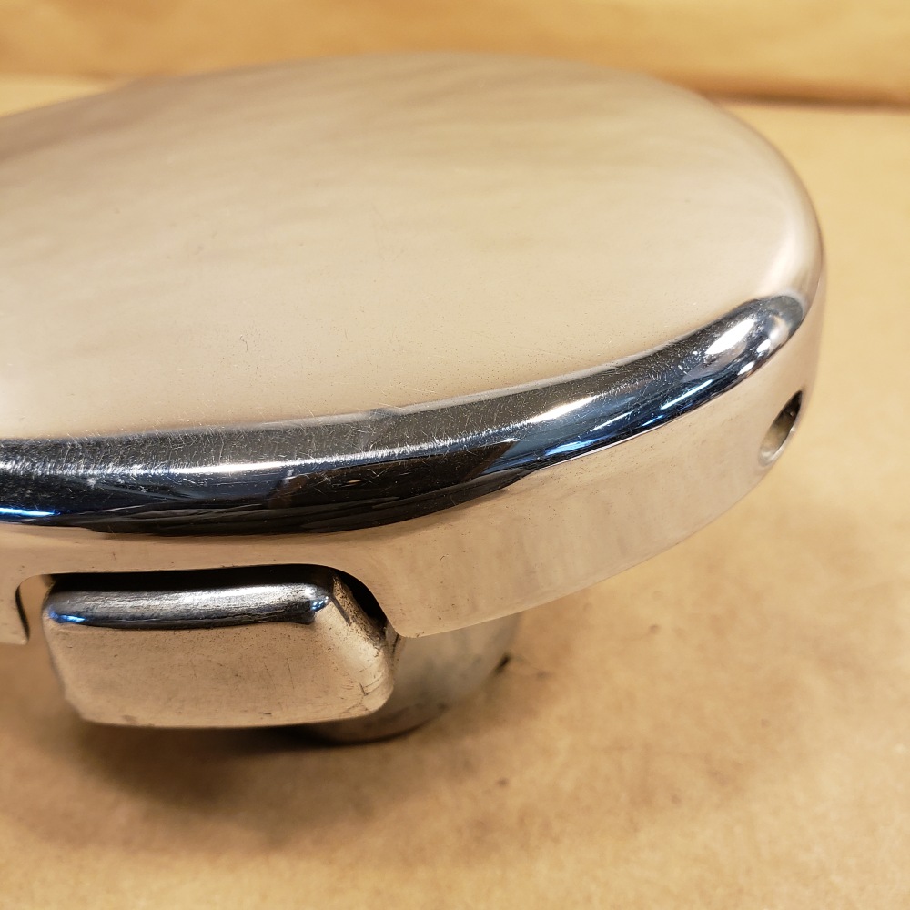 Original 70-80 Triumph Spitfire Mk IV 1500 Chrome Oval Fuel Filler Cap ...