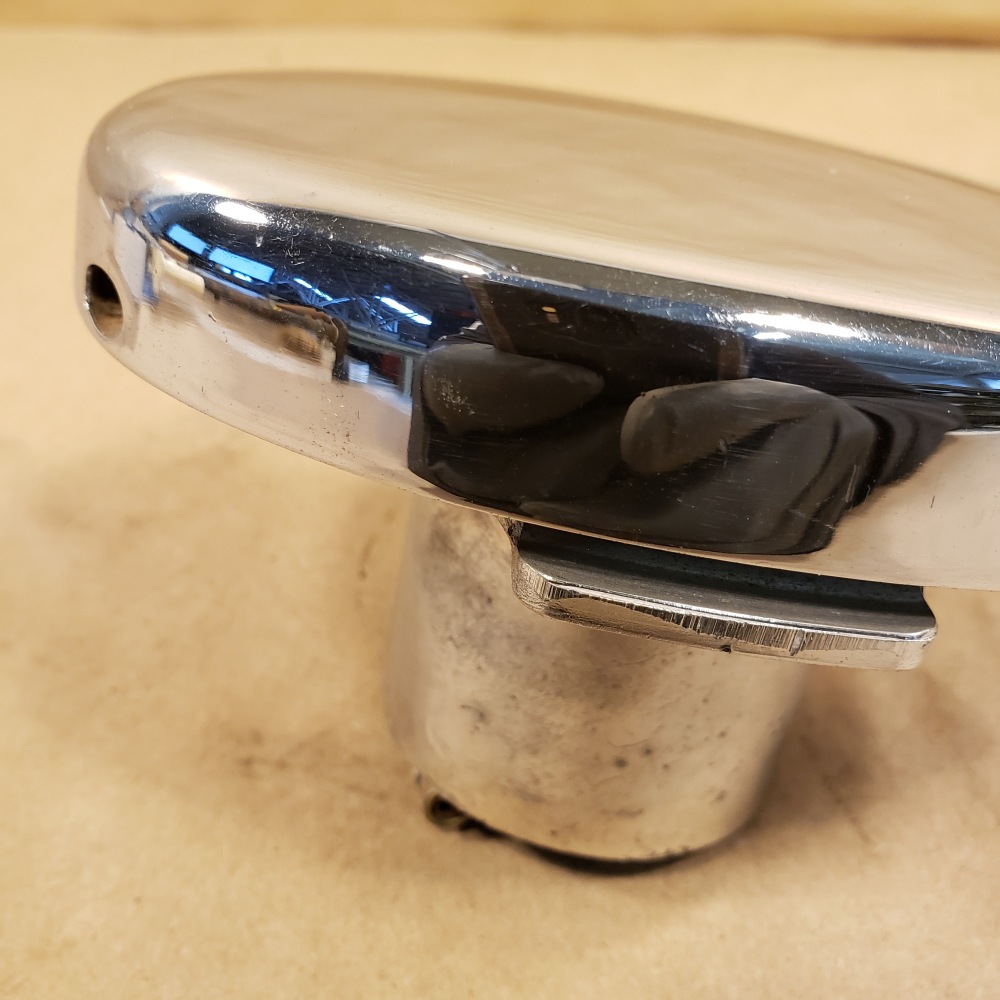 Original 70-80 Triumph Spitfire Mk IV 1500 Chrome Oval Fuel Filler Cap ...