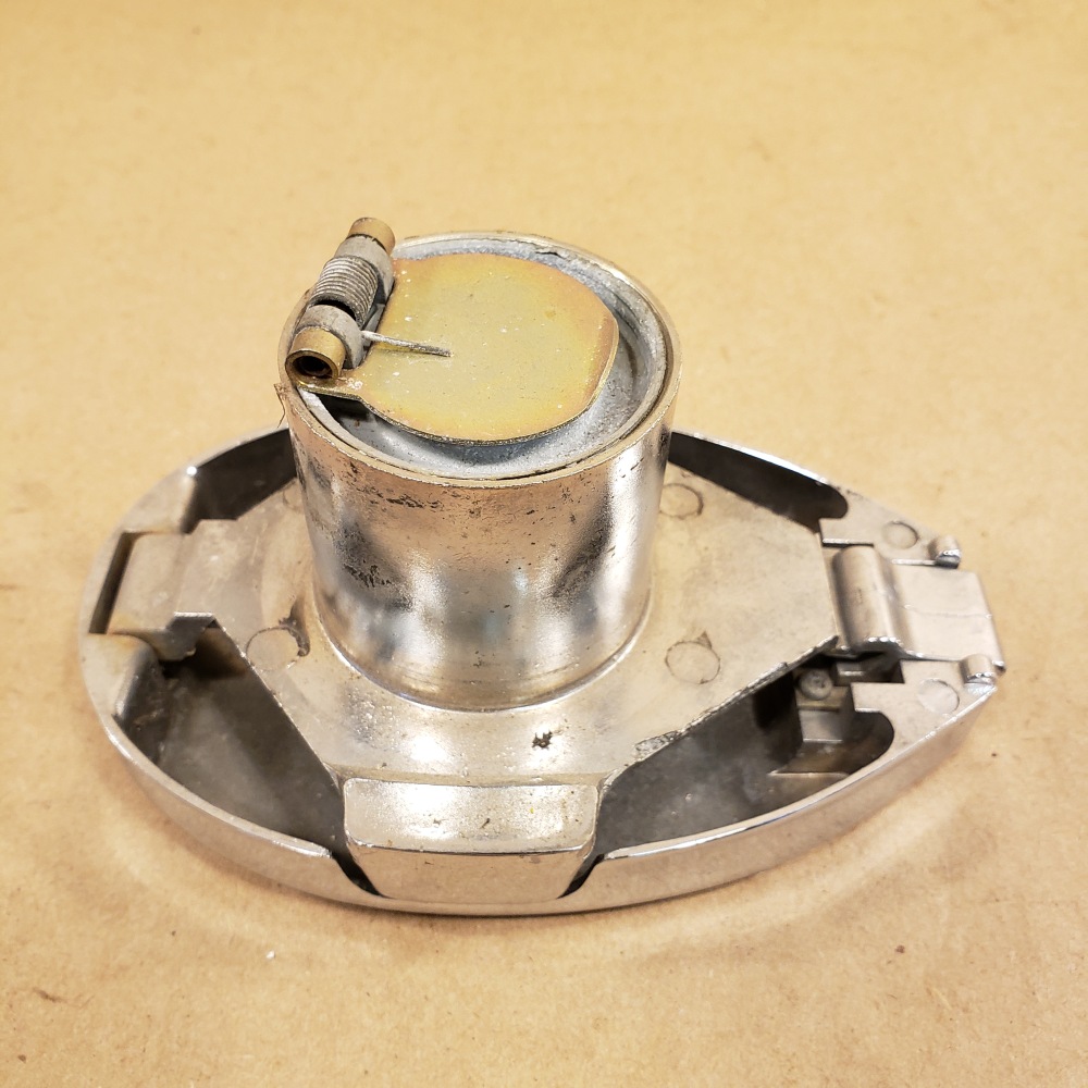 Original 70-80 Triumph Spitfire Mk IV 1500 Chrome Oval Fuel Filler Cap ...