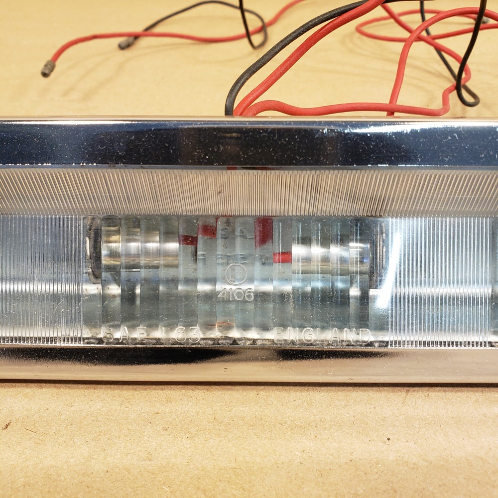 Jaguar XKE E-Type S2 S3 Rear Number Plate License Plate Lamp Lucas L743 ...