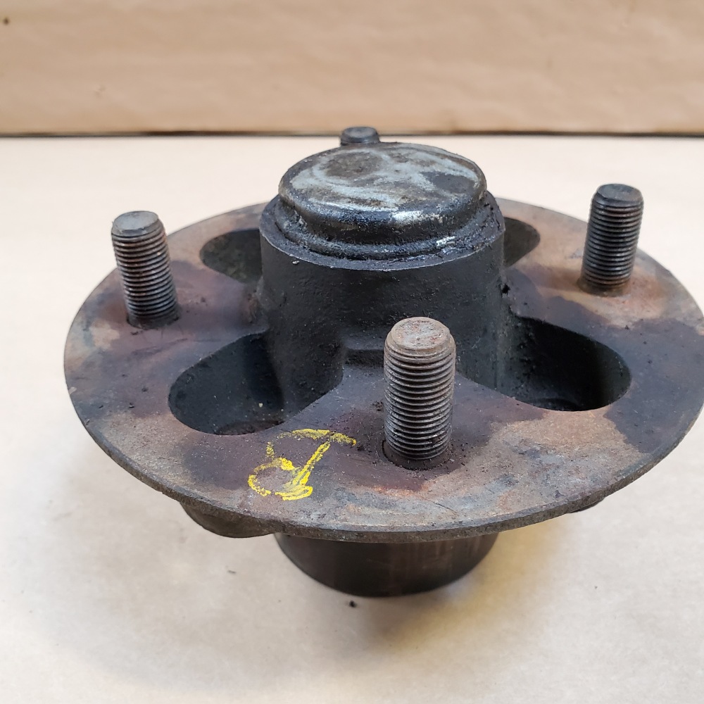 MG MGB Original Front Suspension Disc Steel Wheel Hub Bolt-On 4 Lug OEM ...