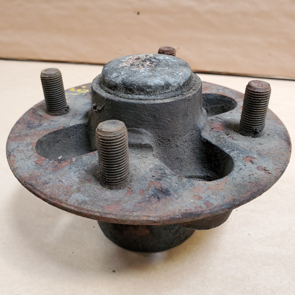 MG MGB Original Front Suspension Disc Steel Wheel Hub Bolt-On 4 Lug OEM ...