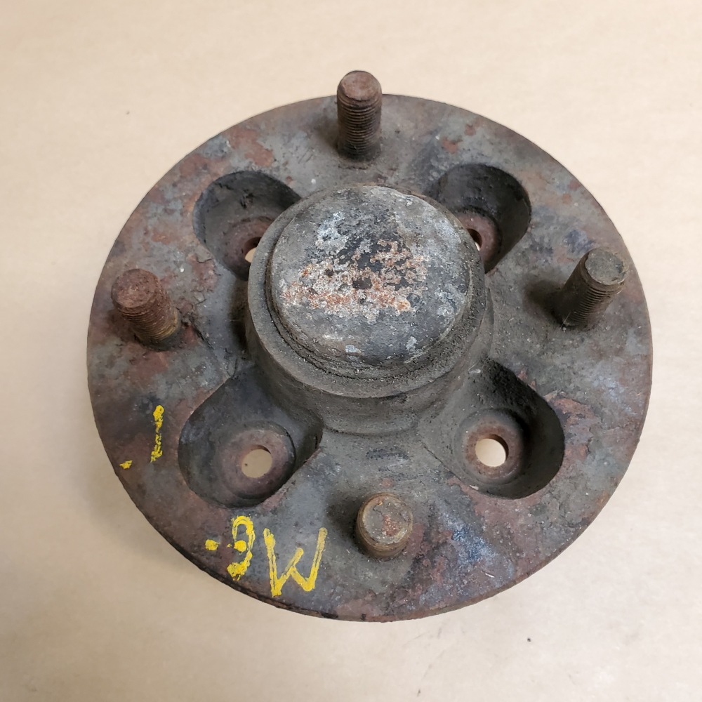 MG MGB Original Front Suspension Disc Steel Wheel Hub Bolt-On 4 Lug OEM ...