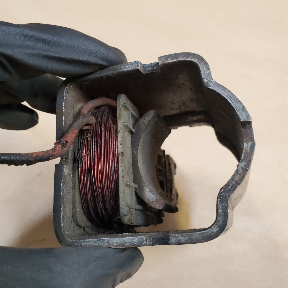 OEM Jaguar E-Type XKE Radiator Cooling Fan Motor Housing Part LUCAS ...