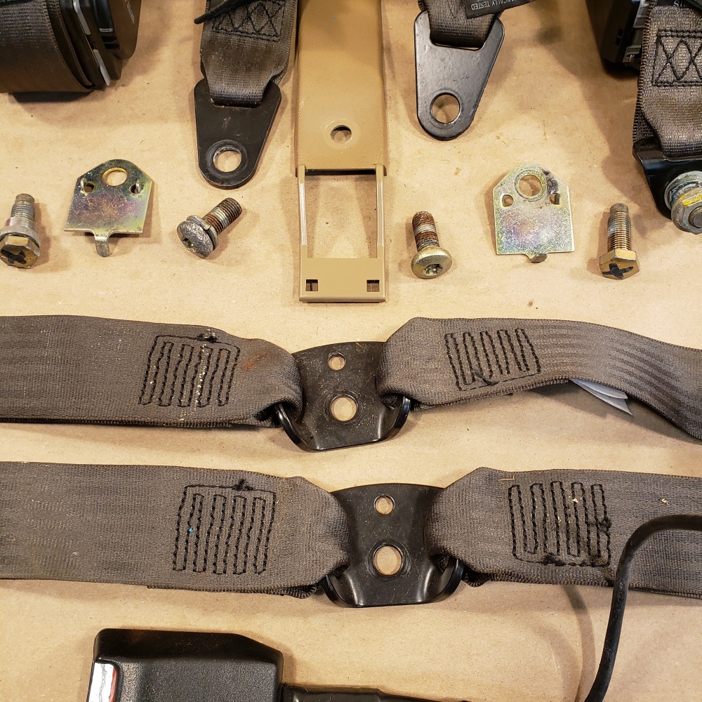 Land Rover Range Rover Classic Front Rear Seatbelt Set BTR3041RUN ...