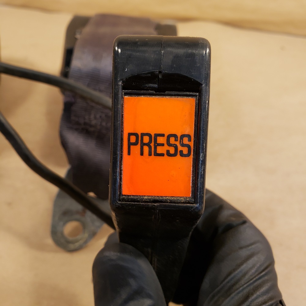 Original Triumph TR7 Kangol Model LD3-57 Retractable Seatbelt Pair w ...