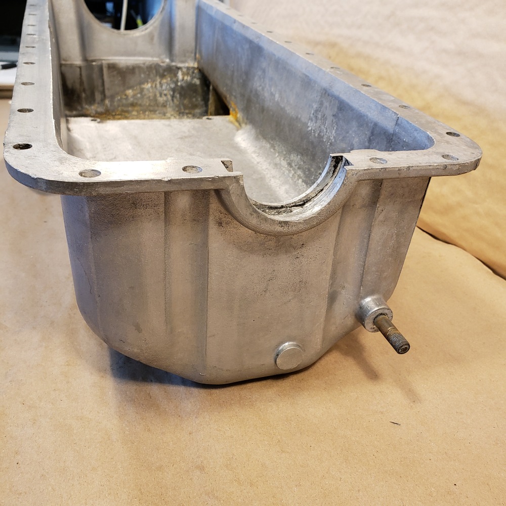 Original Jaguar XJ6 4.2 Series 2 Engine Oil Sump Oil Pan No Baffle ...