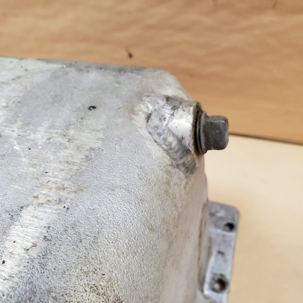 Original Early Jaguar XKE E-Type Series 1 3.8 Smooth Oil Pan Sump OEM ...