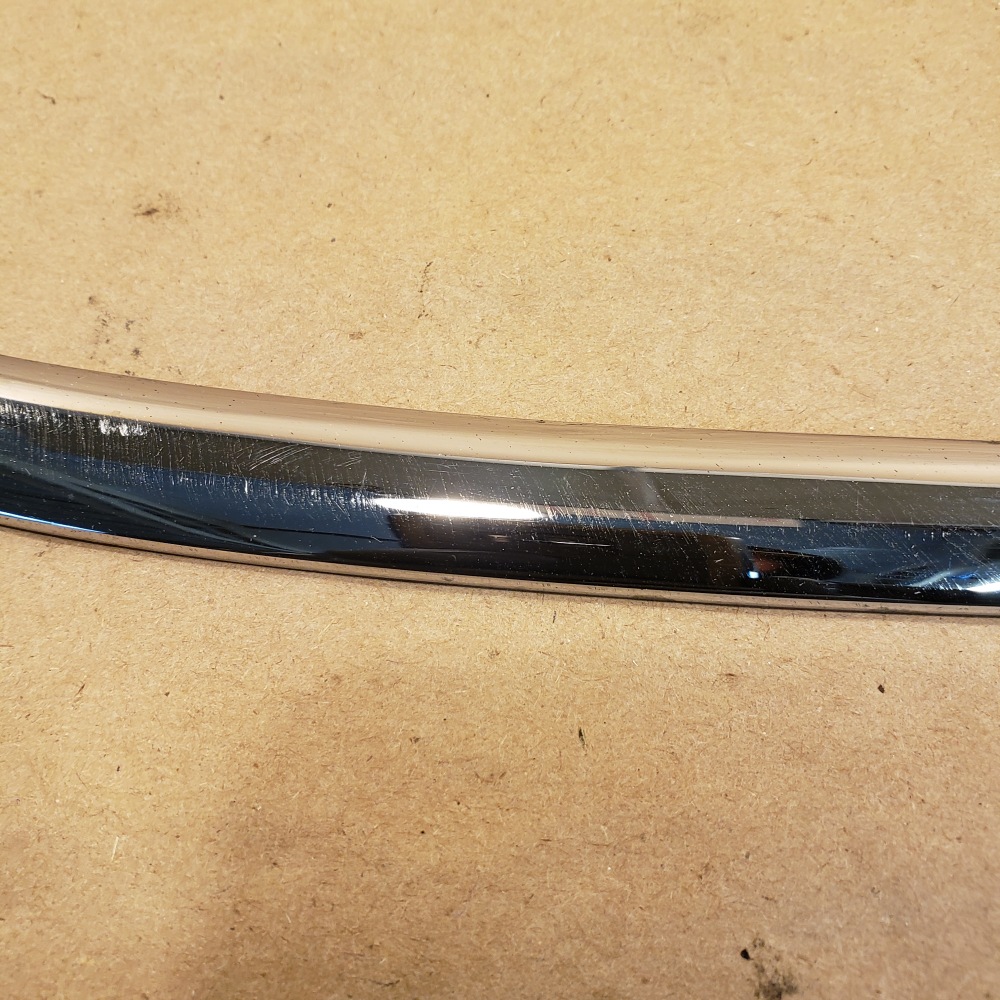 Jaguar XKE E-Type Rear Hatch Upper Lower Chrome Trim w 9.5in. Boot ...