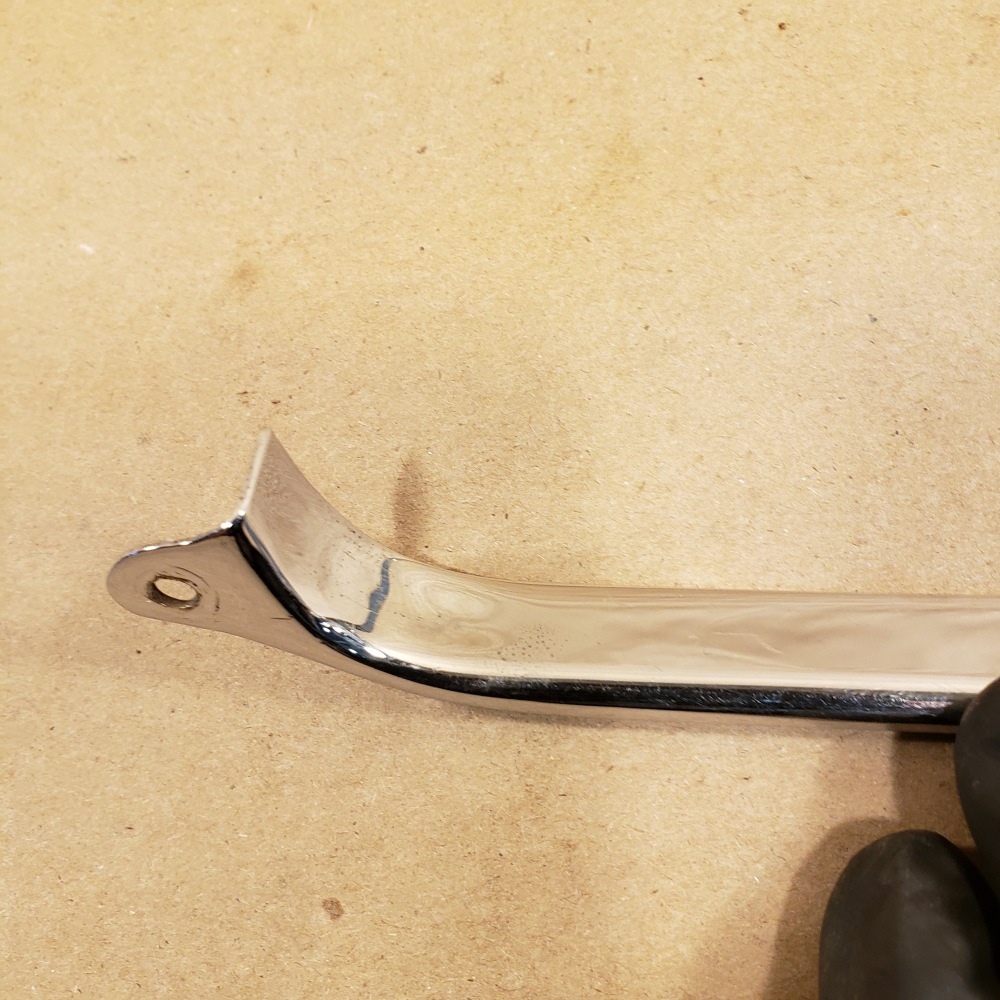 Jaguar XKE E-Type Series 3 RH Door Handle Recess Chrome Finisher ...