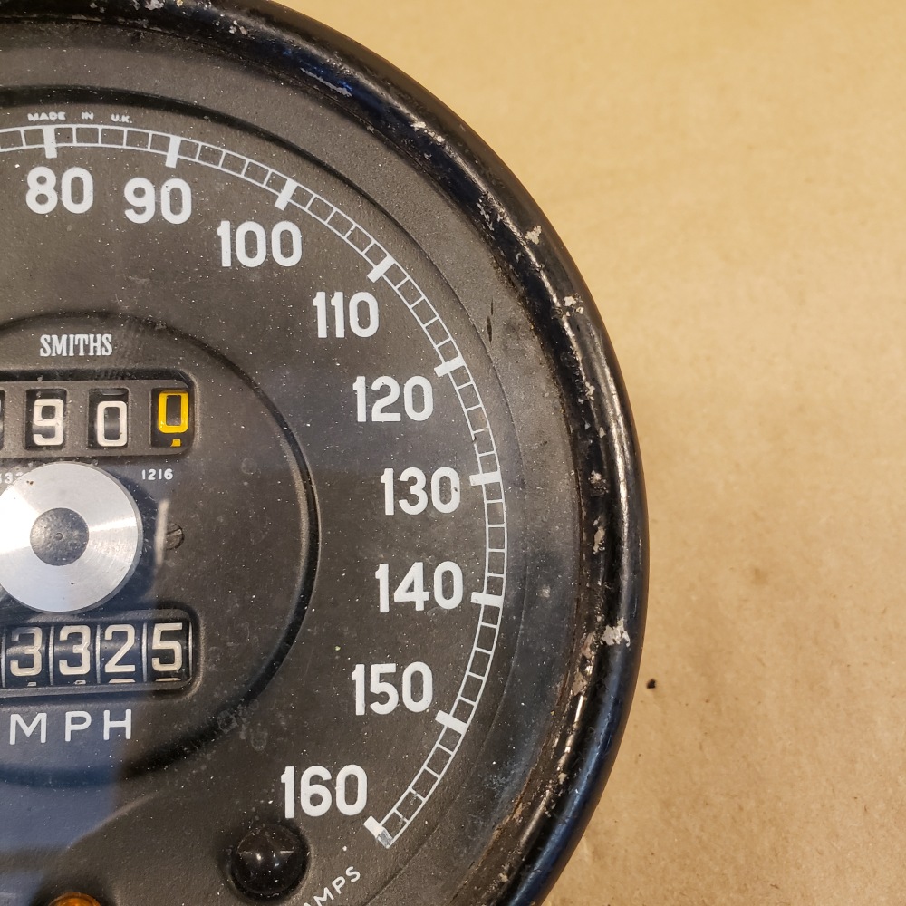 Original Jaguar XKE E-Type Smiths 160MPH SN6332/06 Speedometer Gauge ...